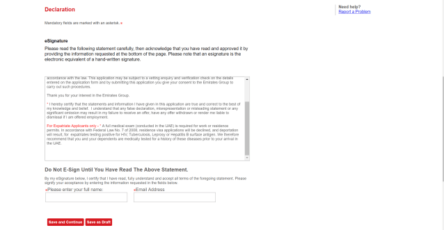How to complete the online application for Emirates – FlightAttendantDream