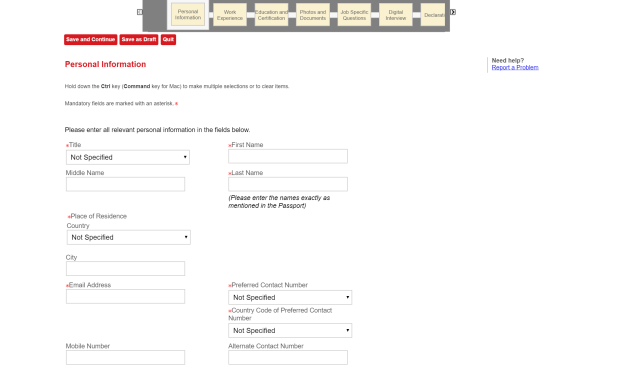 How to complete the online application for Emirates – FlightAttendantDream